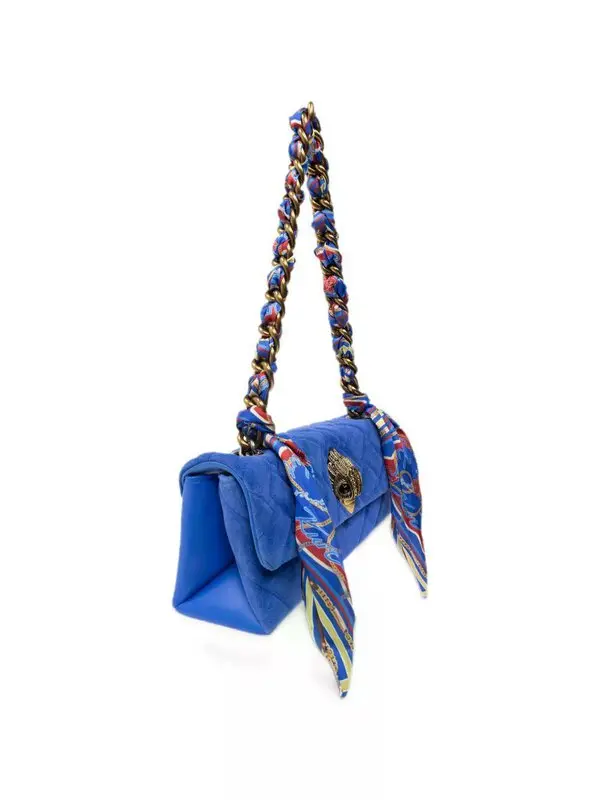 Kurt Geiger Kensington Kurt Scarf Shoulder Bag - Blue