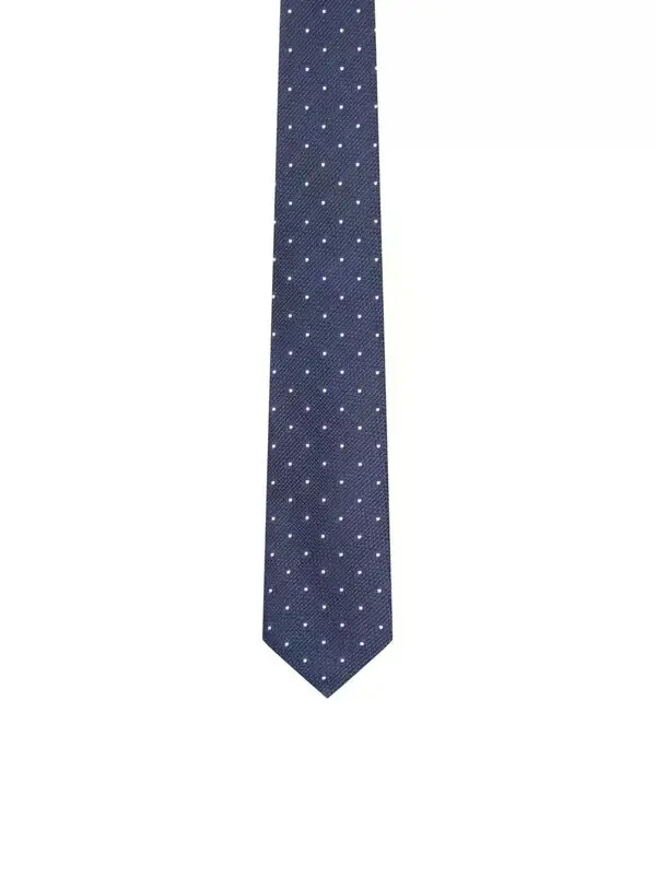 PERSONALITY Polka-dot Silk Tie