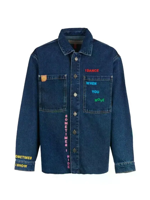 Mira Mikati Riddle Embroidered Denim Jacket