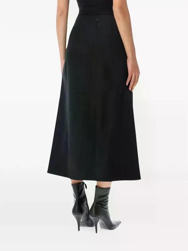 Studio Nicholson Fuse Pleated A-line Maxi Skirt