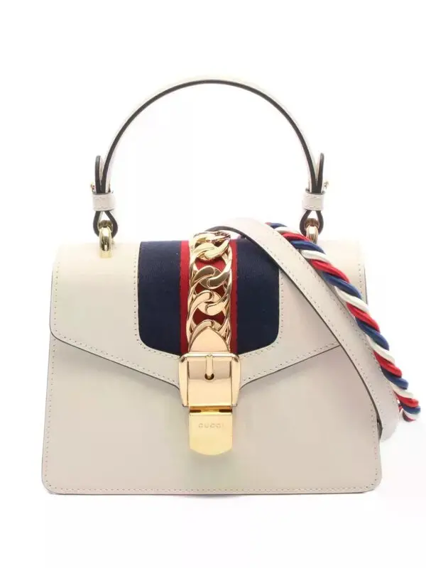 Gucci 2010s Sylvie Web Minibag - Neutrals