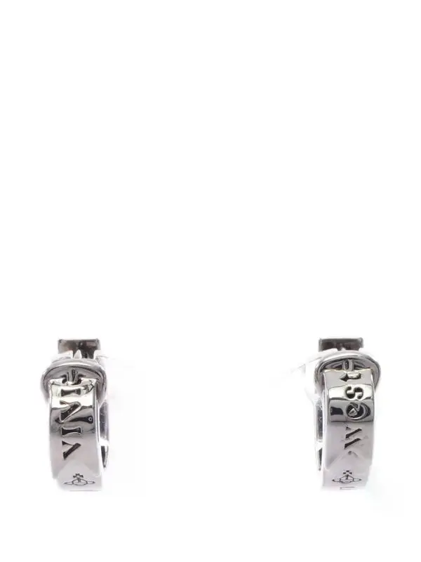 VIVIENNE WESTWOOD 2020s Bobby Hoop Earrings - Silver