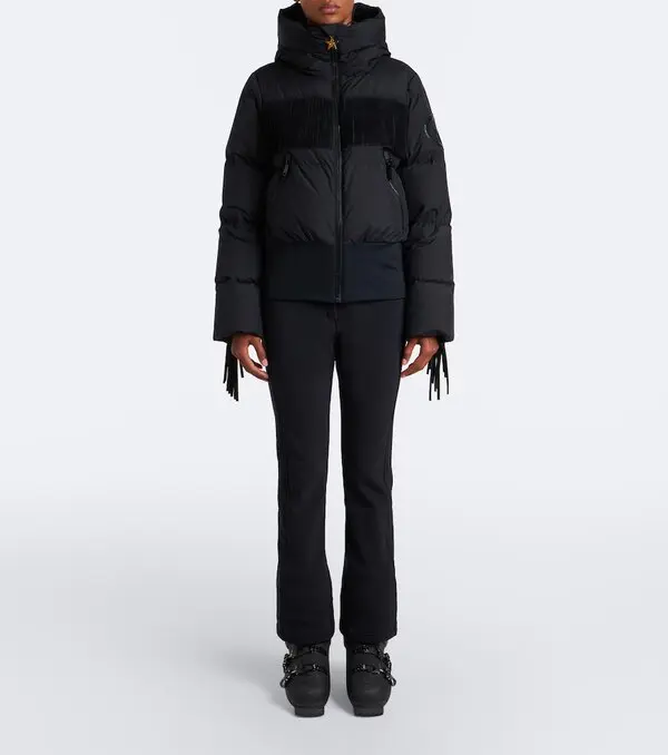 Goldbergh Marna Fringed Ski Jacket - Black
