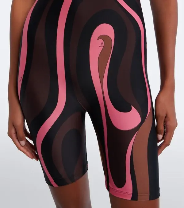 Emilio Pucci Marmo Off-shoulder Jersey Catsuit