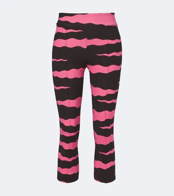 Emilio Pucci Fiamme Jersey Capri Pants