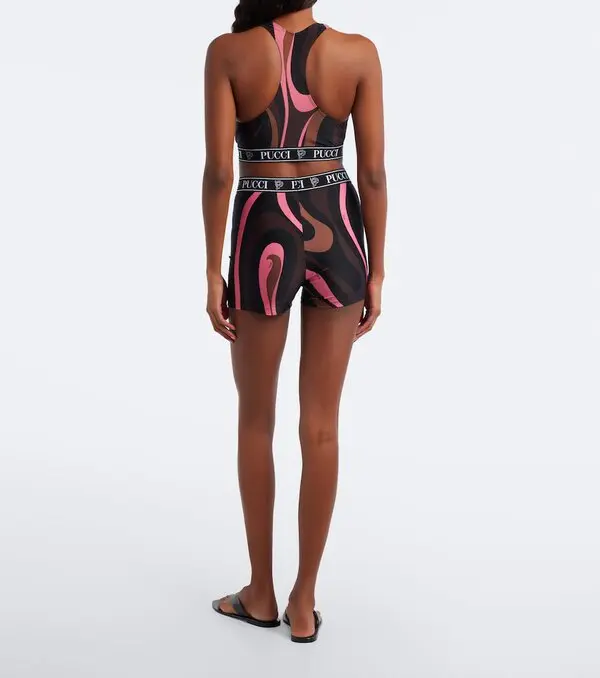 Emilio Pucci Marmo Jersey Shorts