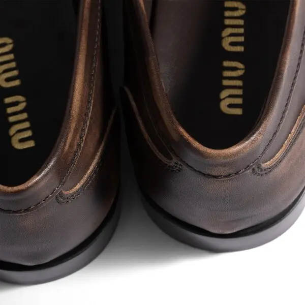 Miu Miu Leather Loafers