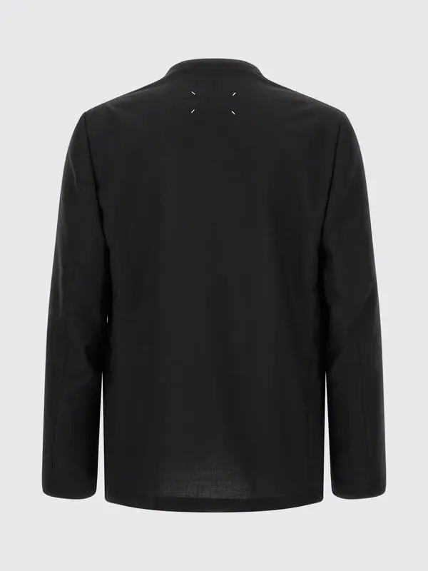 MAISON MARGIELA Single-breasted Virgin Wool Blazer With Concealed Fastening