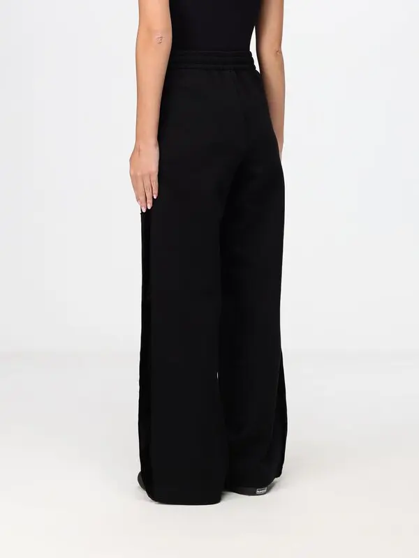 Moose Knuckles Wide-leg Jogging Pants In Cotton With A High Waist