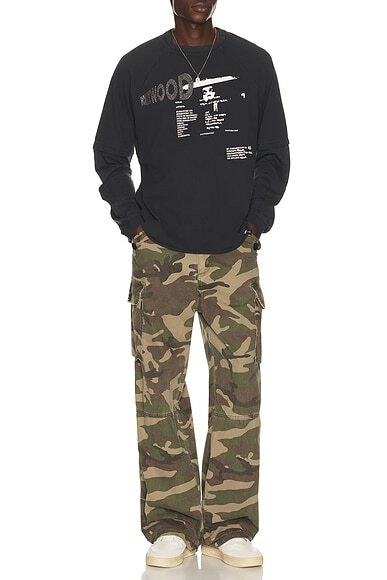 Palm Angels Neon Blvd Double Layer Long Sleeve