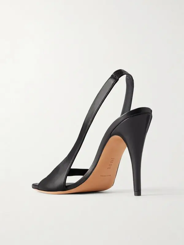JUDE Ibis 120 Leather Slingback Pumps
