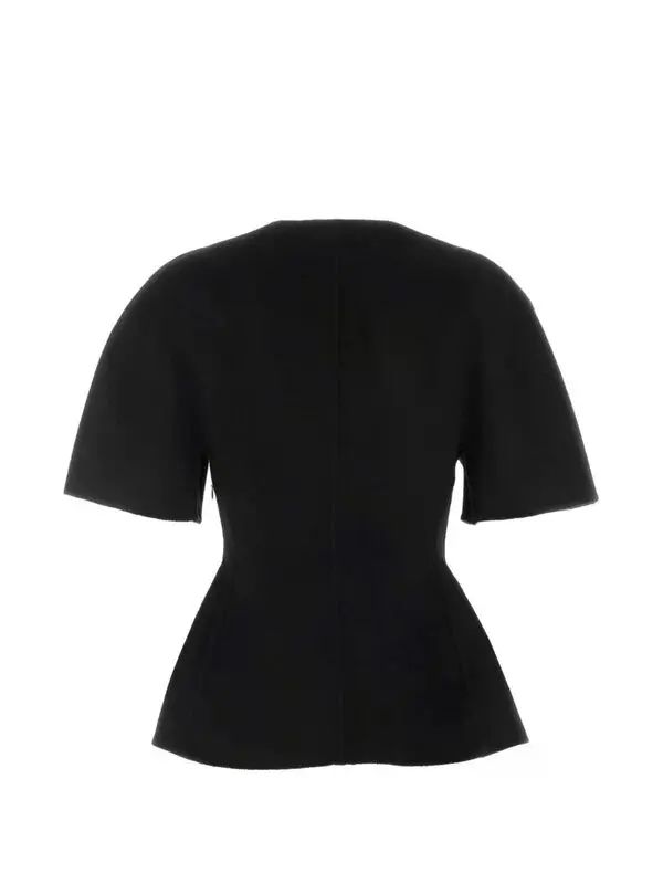 LISA YANG V-neck Peplum Top