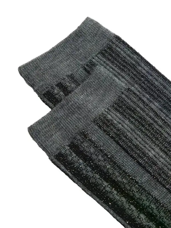ANT45 Mannar Glitter-effect Ribbed Socks