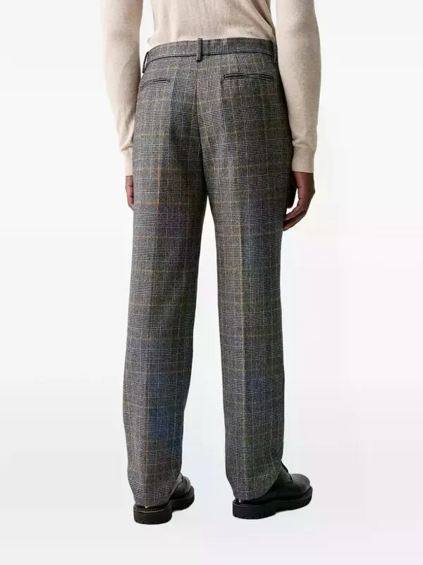 Kenzo Checks Wool Trousers