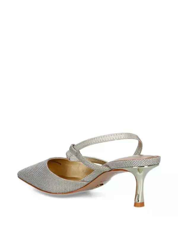 Dune London Charming Glitter-effect Slingback Pumps