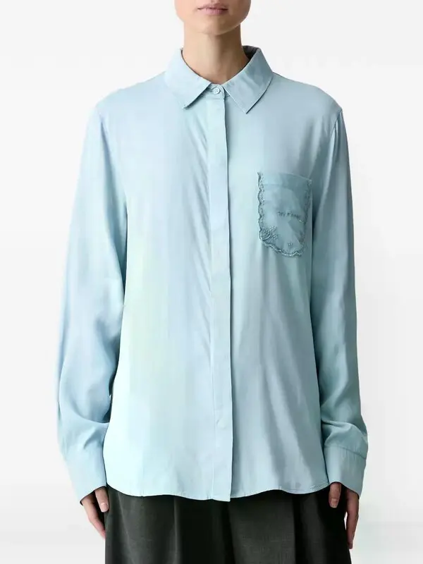 Stine Goya Embroidered-pocket Shirt