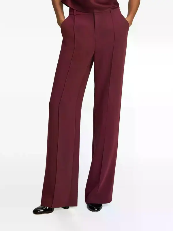 Cinq À Sept Calla Pintuck-detail Trousers