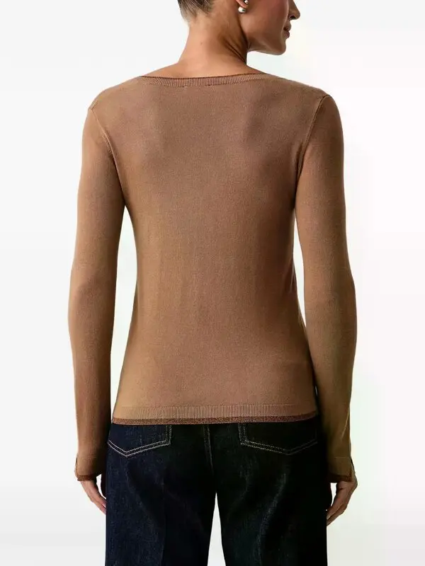 Liu Jo Knit Sweater With V-neck