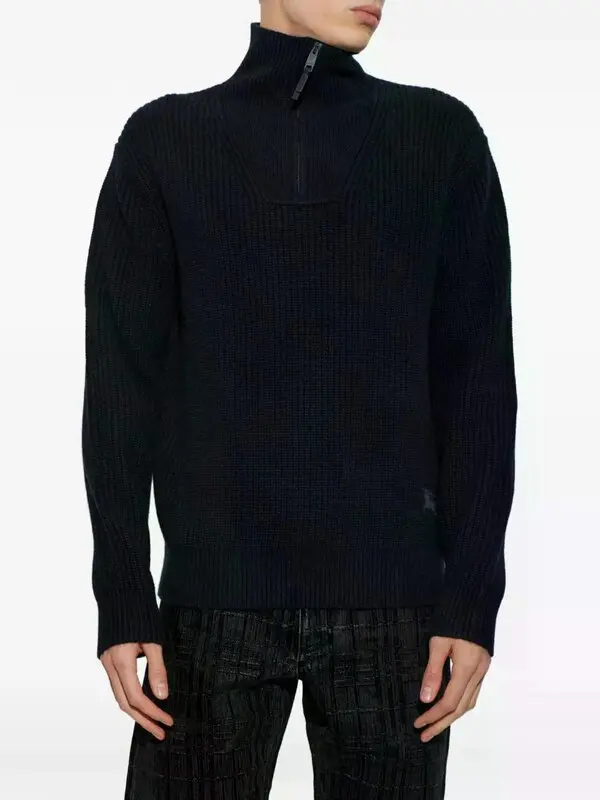 Burberry Cashmere Half-zip Sweater