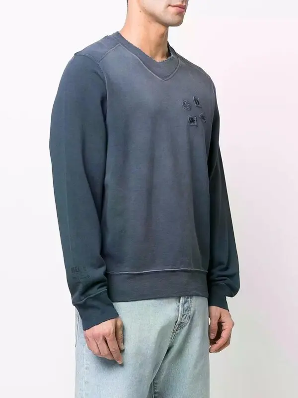 DIESEL® Manny Patch-detail Sweatshirt