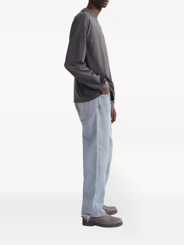 AGOLDE Faded Raw-cut Jeans