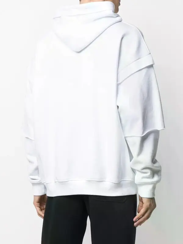 DIESEL® Layered Drawstring Hoodie