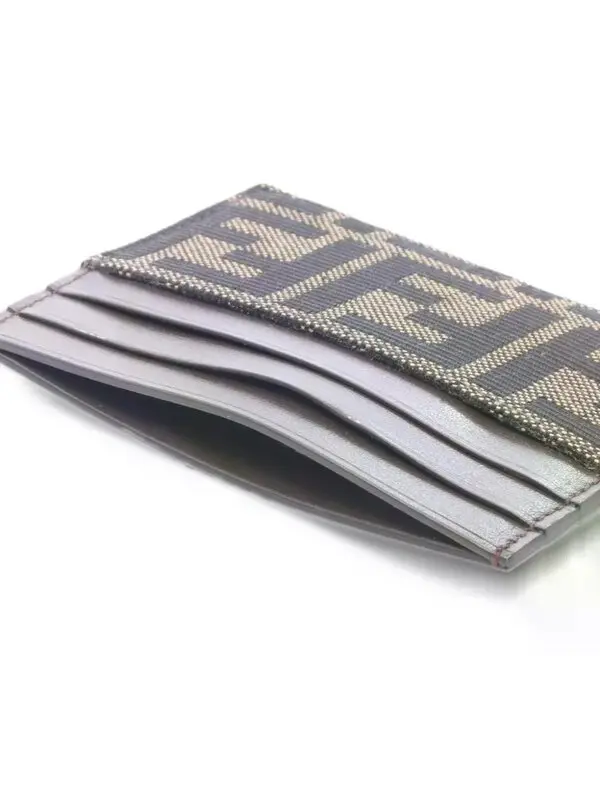 Fendi 2020s Ff Jacquard Card Case