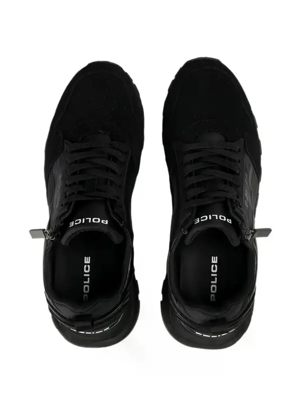 POLICE Side-zip Panelled Sneakers
