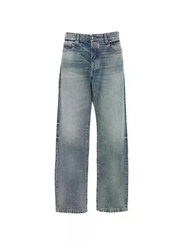 ICON DENIM LOS ANGELES Faded Straight-leg Jeans