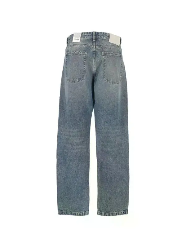 ICON DENIM LOS ANGELES Faded Straight-leg Jeans