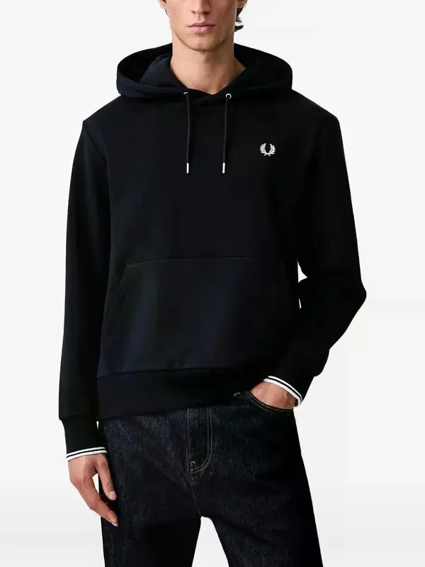 Fred Perry Laurel Wreath Embroidered Hoodie