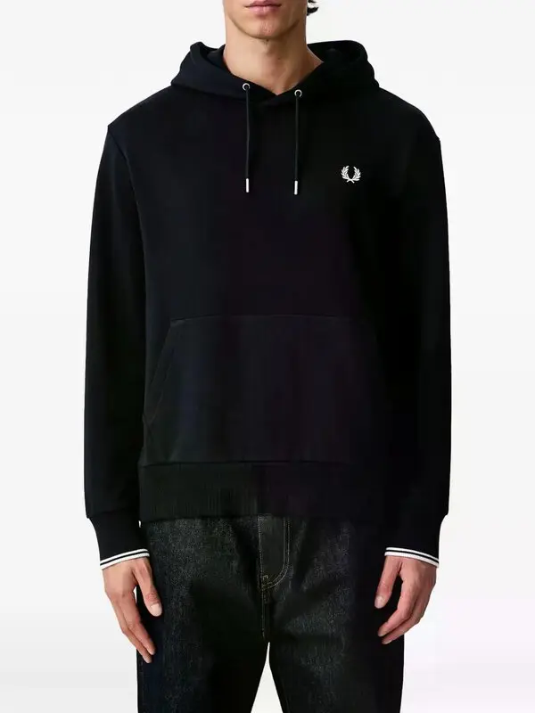 Fred Perry Laurel Wreath Embroidered Hoodie