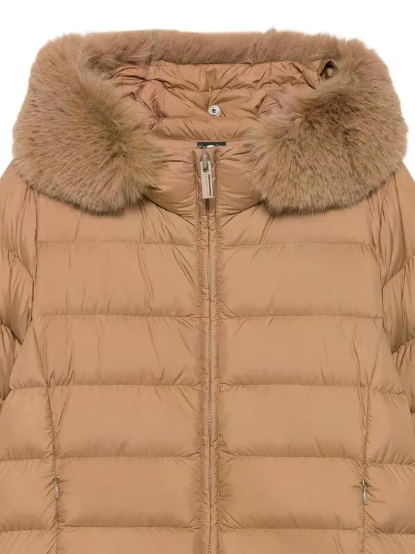 COLMAR Faux-fur Trim Quilted Jacket