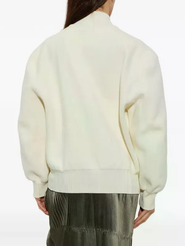 Issey Miyake Quarter-zip Turtleneck Sweater