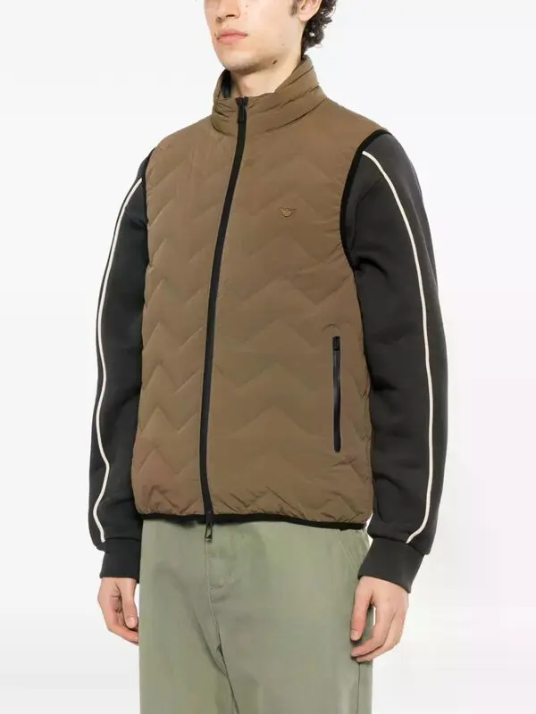 Emporio Armani Chevron Quilt Essential Gilet