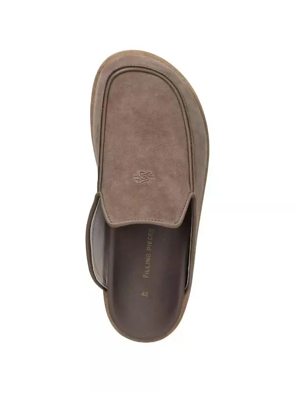 Filling Pieces Logo-embossed Slip-on Mules