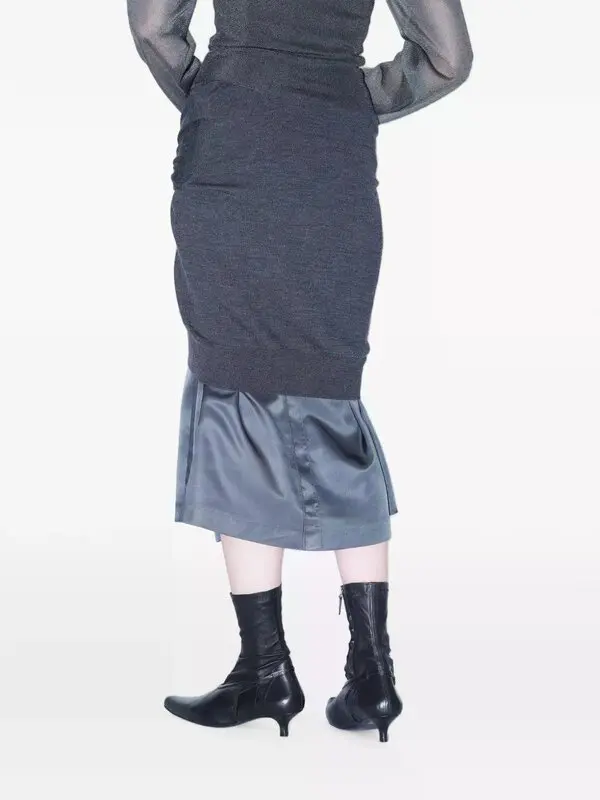 Toga Layered Tie-waist Skirt
