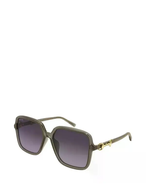 Gucci Horsebit Square-frame Sunglasses