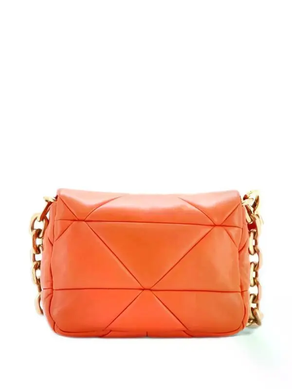 Prada System Flap Quilted Nappa Leather Small Shoulder Bag