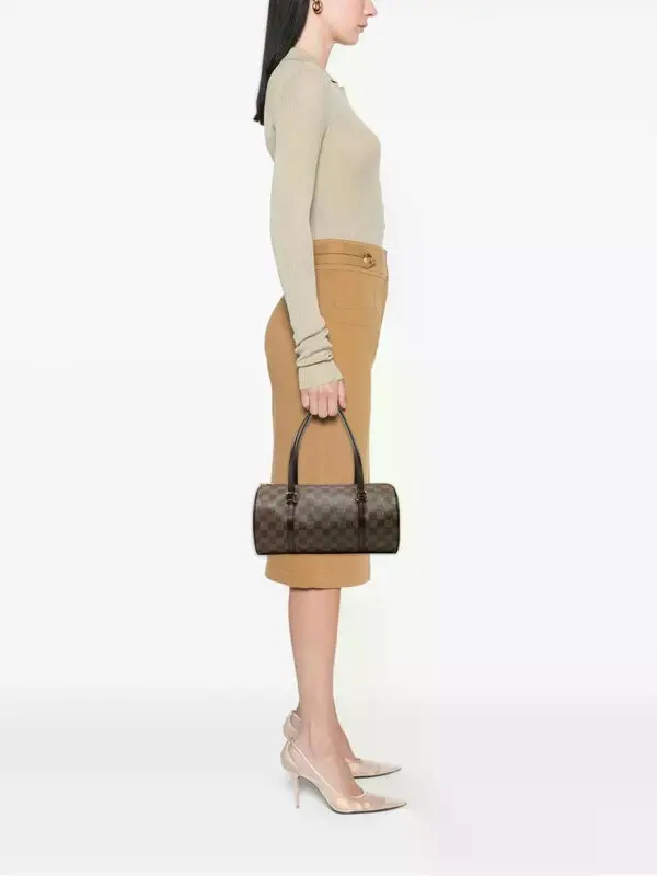 LOUIS VUITTON 2000-2020 Damier Ebene Papillon 30 Handbag