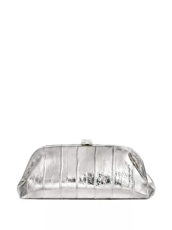 Alberta Ferretti Mini Eel Leather Clutch Bag