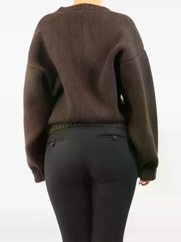 RÓHE V-neck Wool Sweater