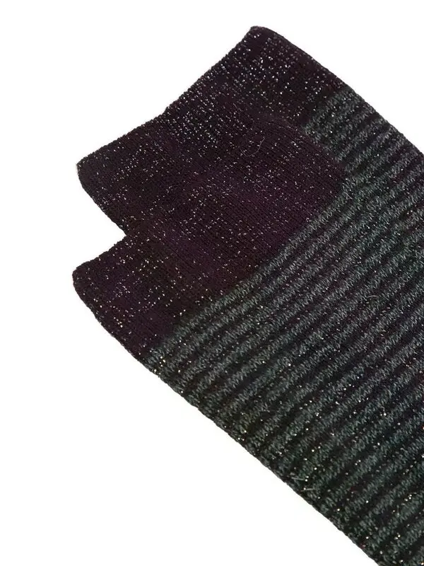 ANT45 Lapua Metallic-thread Striped Socks