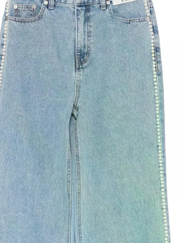 KIMHEKIM Faux-pearl Embellished Jeans