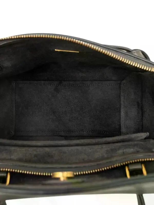Celine 2017 Micro Grained Calfskin Belt Bag Satchel