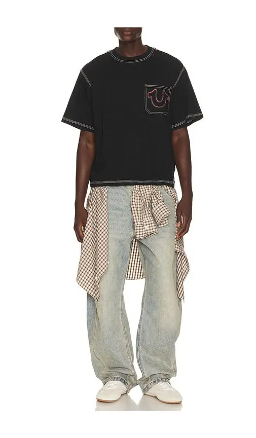 True Religion Rope Heavy Boxy Tee