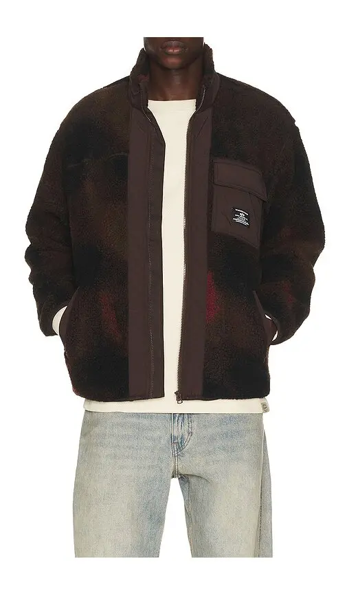 Alpha Industries Houston Relaxed Fit Sherpa Jacket - Multi