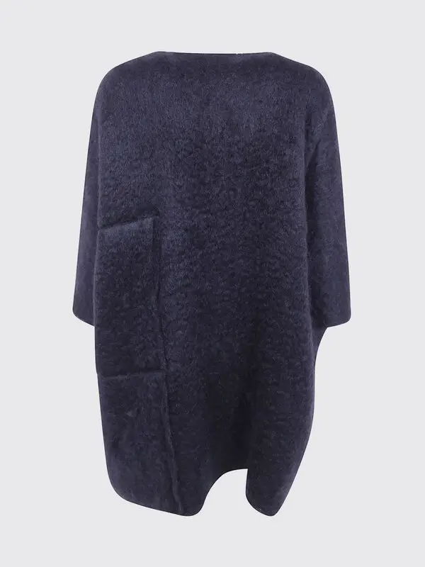 DANIELA GREGIS Single-breasted Knee-length Mohair And Silk Coat