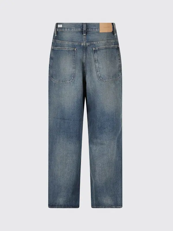 SUNFLOWER Mid-rise Straight Jeans In Cotton Denim With Five Pockets