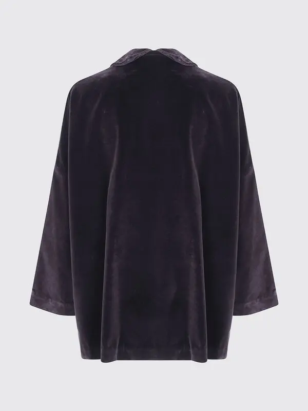 DANIELA GREGIS Single-breasted Cotton Velvet Blazer With Patch Pockets